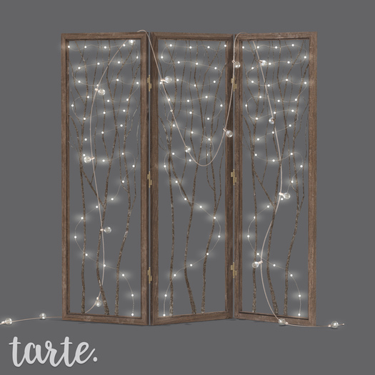 Second Life Marketplace - tarte. woodland room divider (brown)
