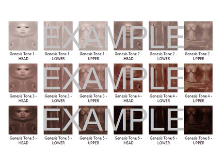 Second Life Marketplace - CISKO. 6 Complete Skins 1024px FULLPERM