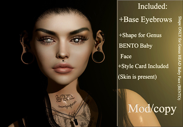 Second Life Marketplace - Bao shape \\ Genus Baby Face Head
