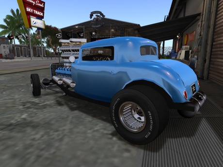 Second Life Marketplace - Raccoon Racing - Buzzard Hot Rod