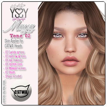Second Life Marketplace - DEMO *YS&YS* Maya Skin Applier for CATWA ...