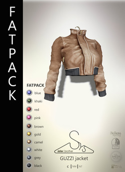 Second Life Marketplace - [sYs] GUZZI jacket (body mesh) - fatpack