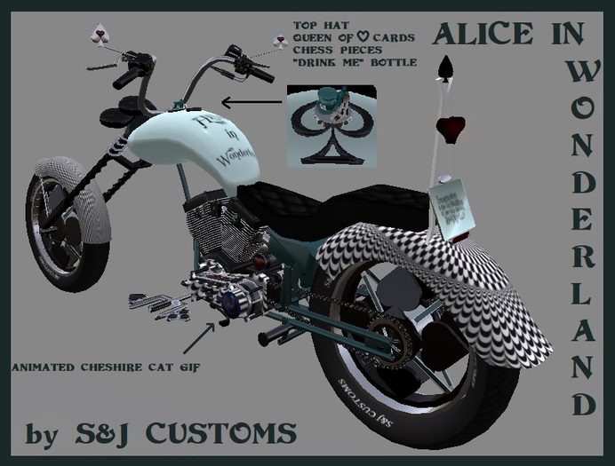 Second Life Marketplace - ALICE IN WONDERLAND CLASSIC S&J CUSTOMS