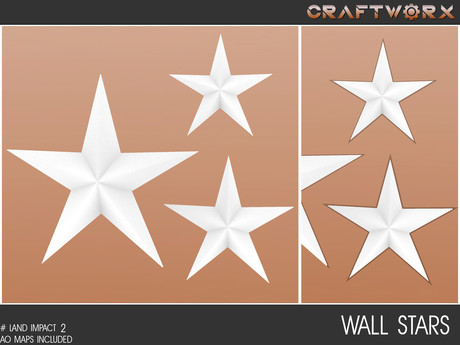 Second Life Marketplace - CWX - WALL STARS