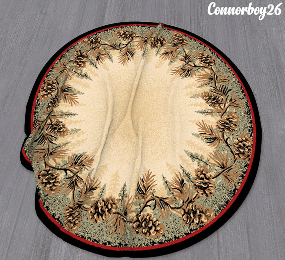 Second Life Marketplace - 7. ROUND VICTORIAN CRUMPLED RUG CB26 C/M