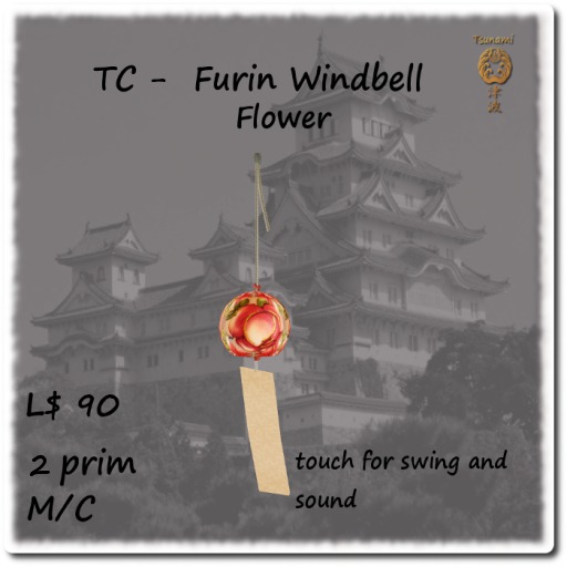 Second Life Marketplace - TC - Furin Windbell Flower