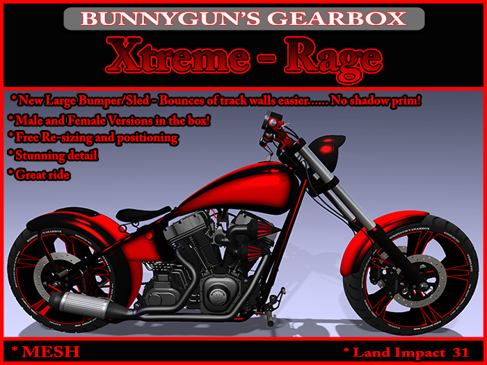 Second Life Marketplace - BG EXTREME - RAGE