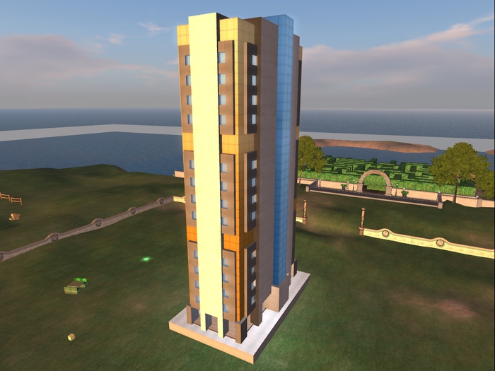 Second Life Marketplace - Burgundy tower