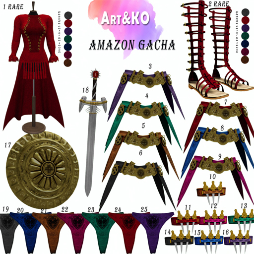 Second Life Marketplace - 2 RARE Art&KO - Amazon GACHA - Shoes (Maitreya)