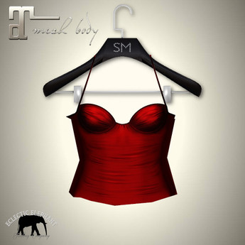 Second Life Marketplace - *SM* Maitreya Timeless Slip & Panties Red BoM