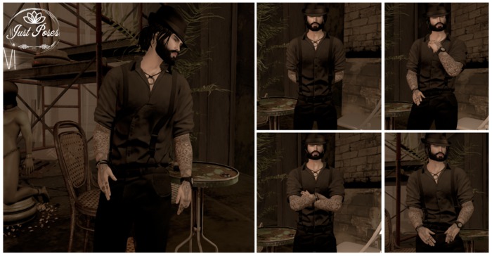 Second Life Marketplace - {JP] Static Men Pose Set