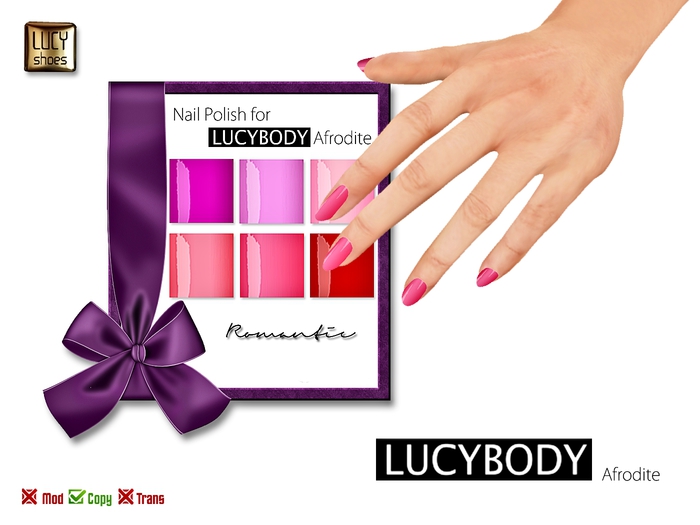 Second Life Marketplace - Pink Romance Nail Applier for LucyBody AFRODITE