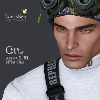 Second Life Marketplace - { wren's nest } Guy Shape for LeLutka Guy ...
