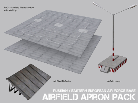 Second Life Marketplace - -MFFK- Russian Air Force Base Apron Pack