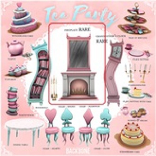 Second Life Marketplace - BackBone Tea Party - Candleholder 1