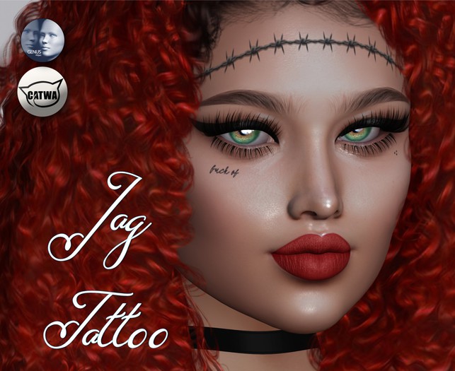 Second Life Marketplace - -bus- Jag Tattoo { GENUS - CATWA - BoM}