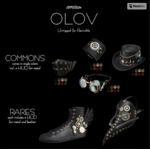 Second Life Marketplace - amias - OLOV armband white - !REZ ME!