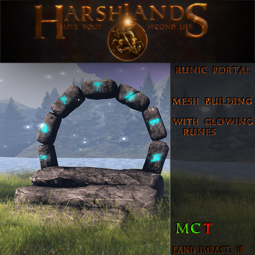 Second Life Marketplace - [HL] Runic Portal (BOX)