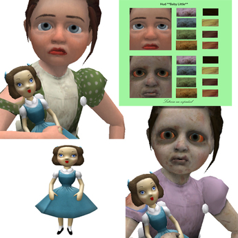 Second Life Marketplace - Avatar mesh Baby Little Sister (Creation ...