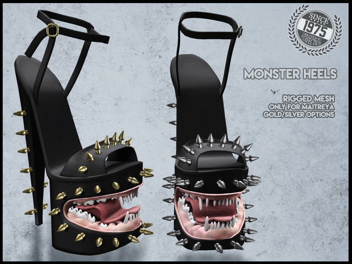 Second Life Marketplace - [Since1975] Monster heels DEMO