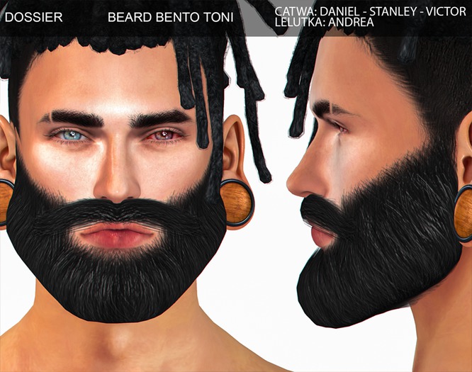 Second Life Marketplace - DossiEr_Beard Bento Toni *Wearme
