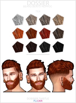 Second Life Marketplace - DossiEr_Beard Bento reppoC_DEMO