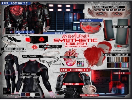 Second Life Marketplace - ANTINATURAL[+] Synthetic Crush / Cyborg ...