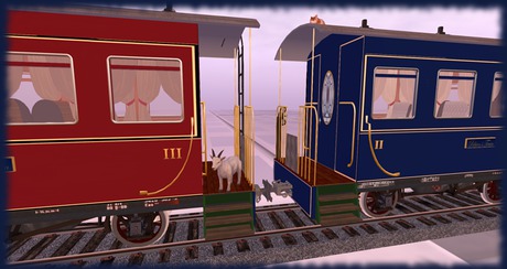 Second Life Marketplace - STEAM PASSENGER TRAIN narrow gauge 3ft (0.914m)