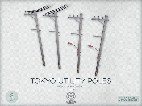 Second Life Marketplace - Tokyo Utility Poles