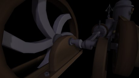 Second Life Marketplace - Horizontal Steam Engine - Full Perms Steampunk