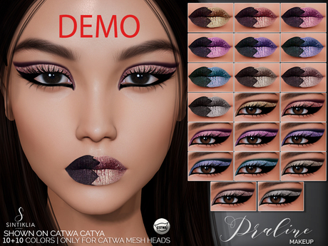 Second Life Marketplace - Sintiklia - Makeup Praline(CATWA) - DEMO