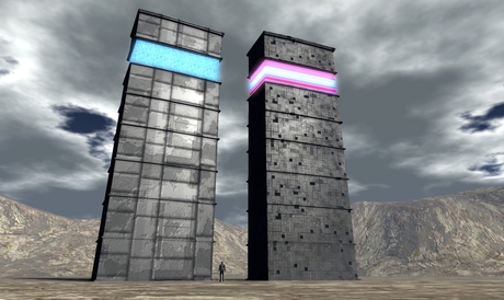 Second Life Marketplace - *NRG* Cyberpunk Skyscraper #15 [COPY/MOD] (Boxed)