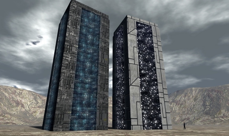 Second Life Marketplace - *NRG* Cyberpunk Skyscraper #09 [COPY/MOD] (Boxed)