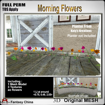 Second Life Marketplace - FC- FP Mesh Morning Flowers