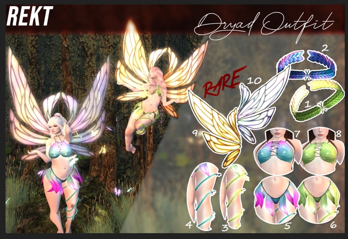 Second Life Marketplace - REKT_Dryad Set #3 Nature Leg