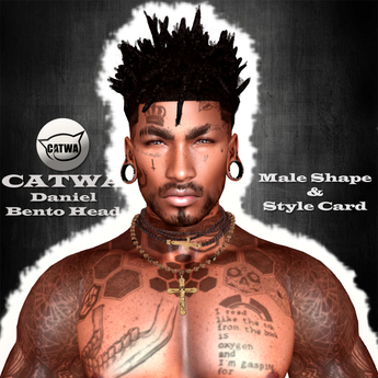 Second Life Marketplace - Carloz Male Shape for Catwa Daniel Bento Head