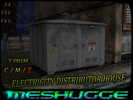 Second Life Marketplace - [GG] Electricity Distributor House Boxed