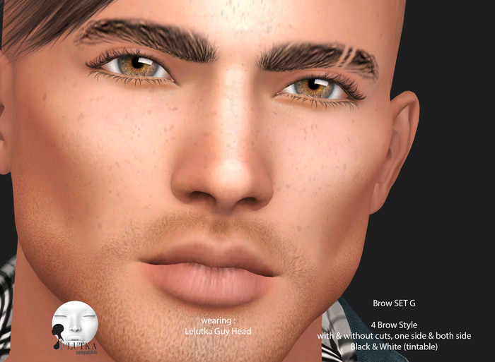 Second Life Marketplace - [X-Star] Eyebrow SET G - Lelutka