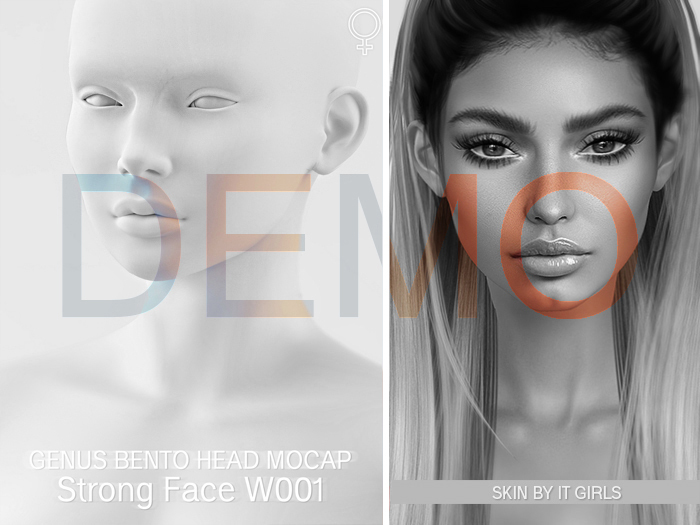 Second Life Marketplace - DEMO GENUS Project - Genus Head - Strong Face ...