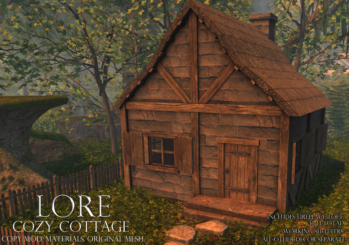 Second Life Marketplace - {LORE} Cozy Cottage