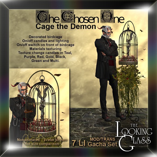 Second Life Marketplace - TLG - "The Chosen One" Cage the Demon