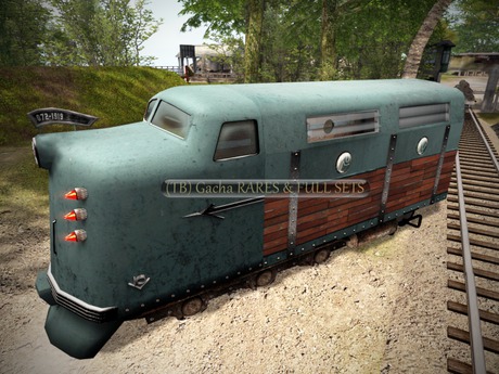 Second Life Marketplace - 10.Train home Blue