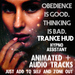 Second Life Marketplace - Obedience is Good, Thinking is Bad Trance HUD