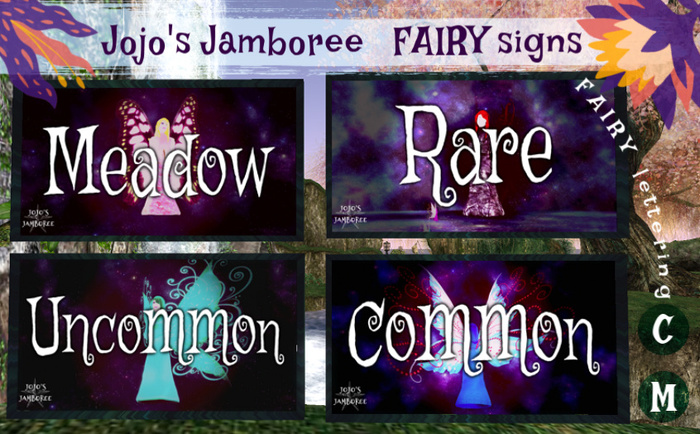 Second Life Marketplace - Jojo's Jamboree: Fairy Signs (resize): Fairy ...