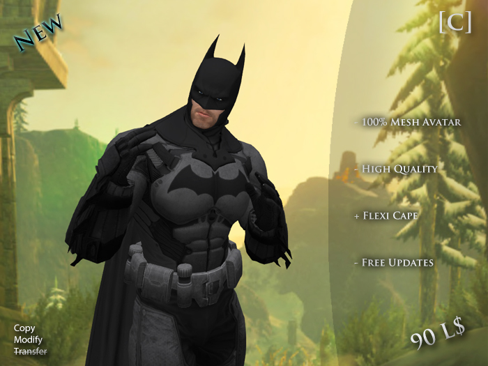 Second Life Marketplace - [C] Batman Avatar