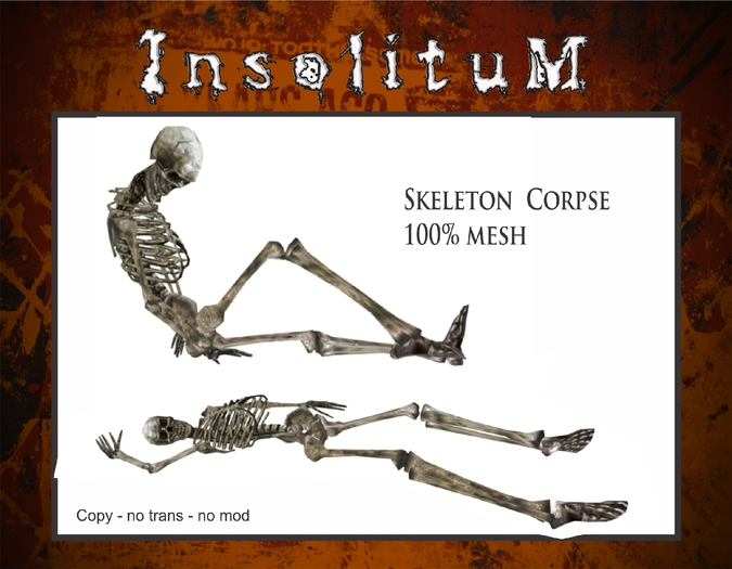 Second Life Marketplace - Skeleton Corpse