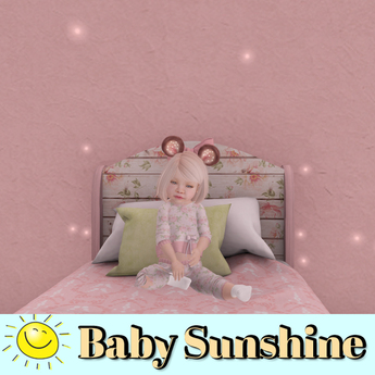 Second Life Marketplace - Arden Bed in Soft Pink BOX
