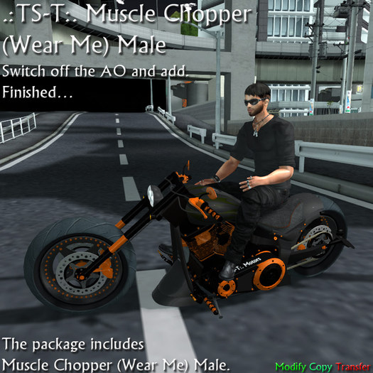 Second Life Marketplace - .:TS-T:. Muscle Chopper (Wear Me) Male