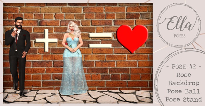 Second Life Marketplace - :: Ella Poses :: Pose 42 Me + You = Love