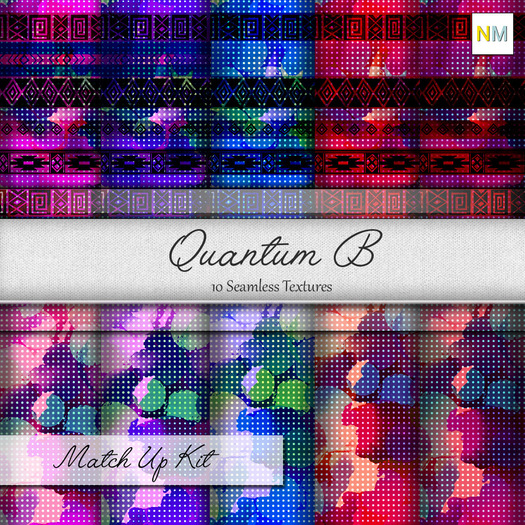Second Life Marketplace - Quantum B Matchup Kit 10 Seamless Fabric Textures NM